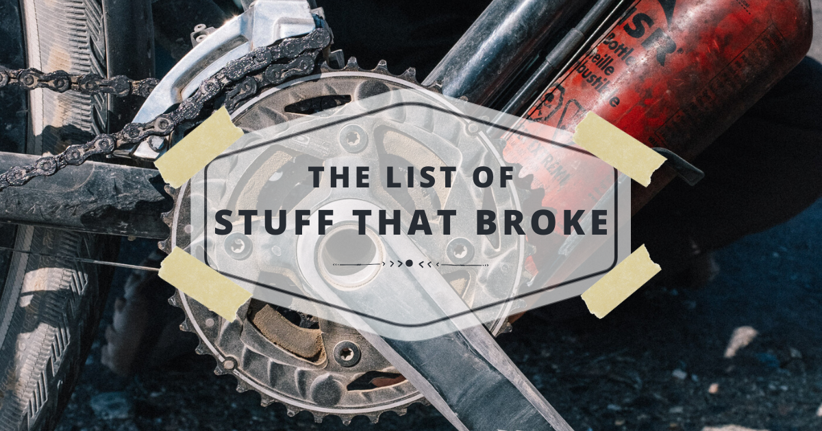 The broken gear list - Farawayistan